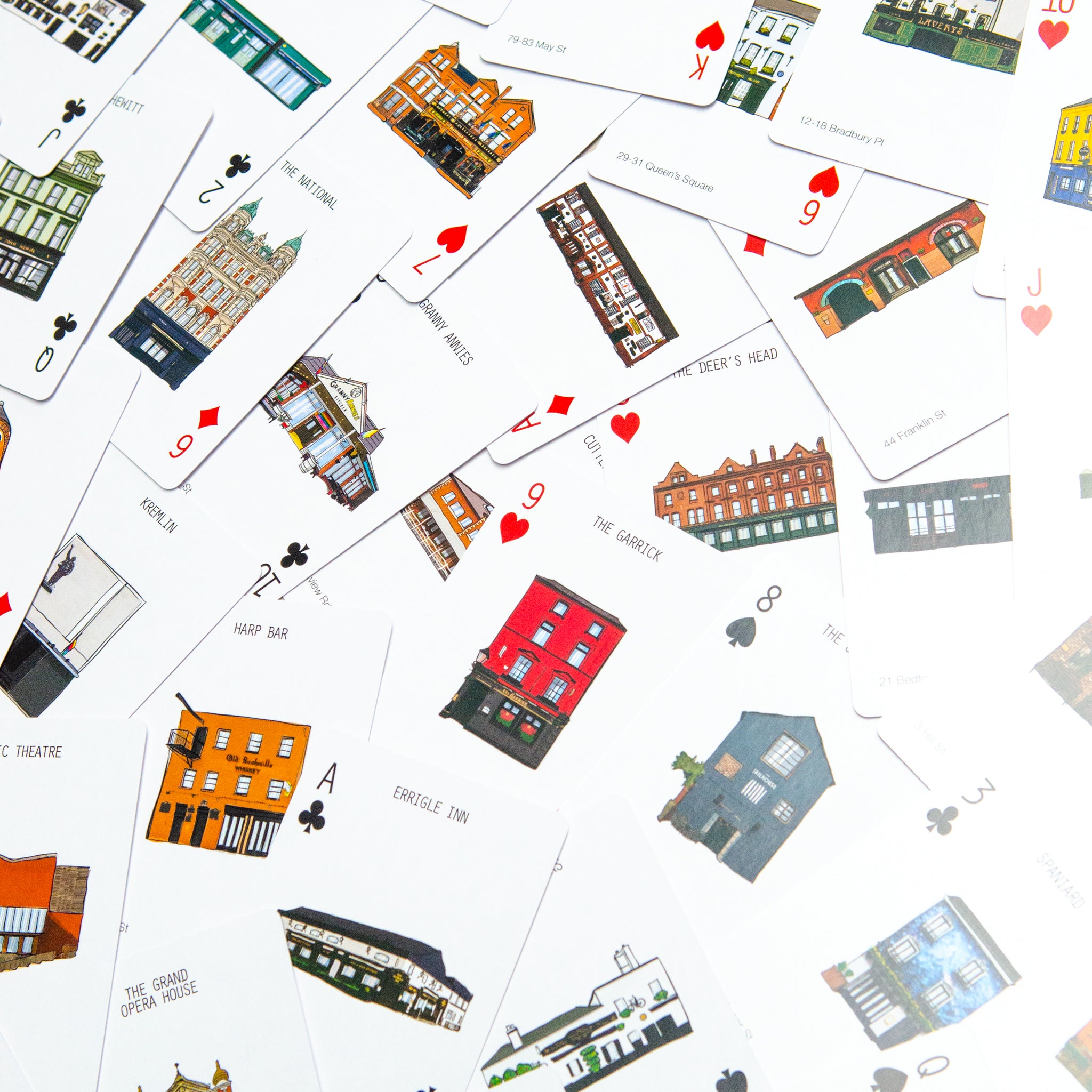 Belfast Pubs Playing Cards | Hand Illustrated – Cowfield Design