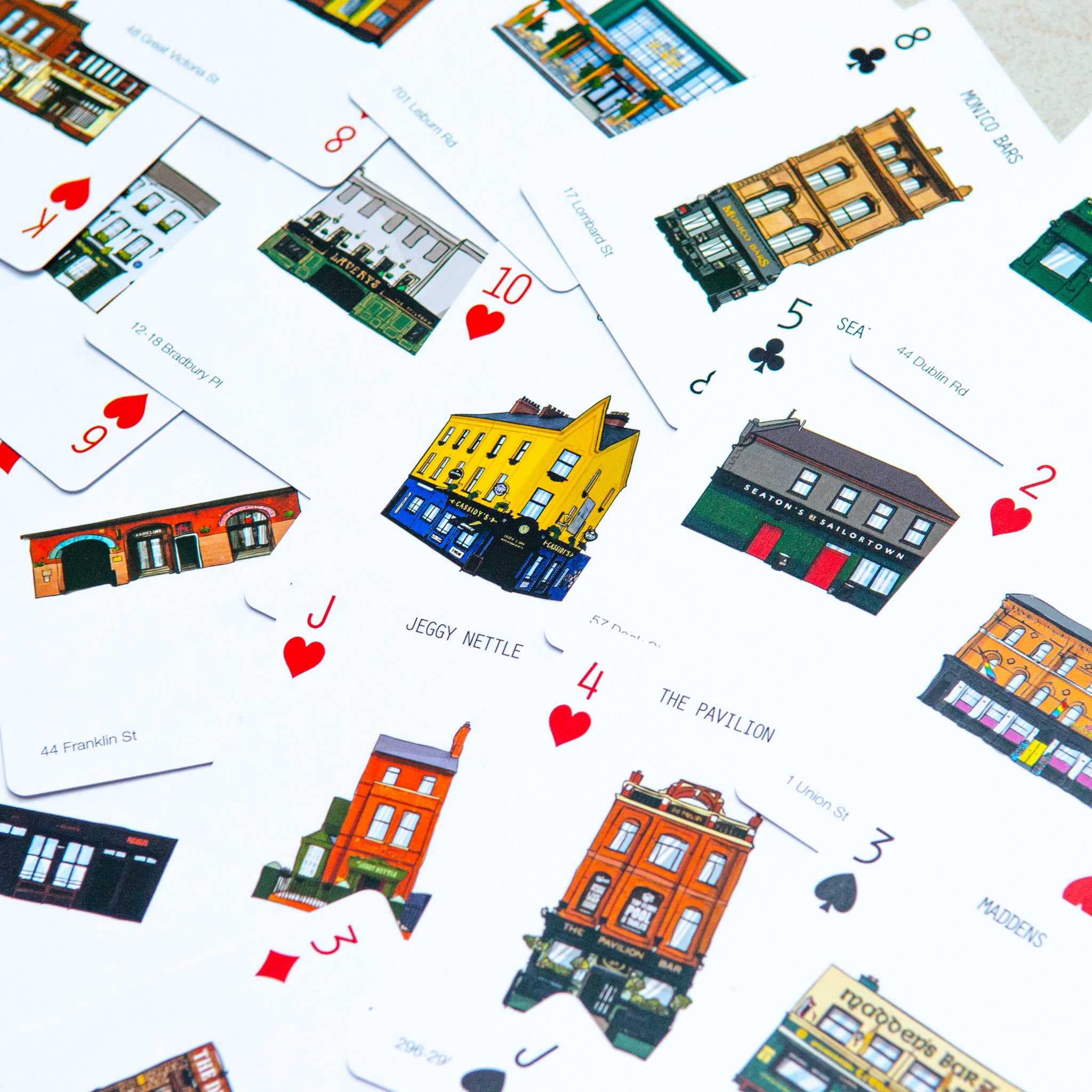 Belfast Pubs Playing Cards | Hand Illustrated – Cowfield Design