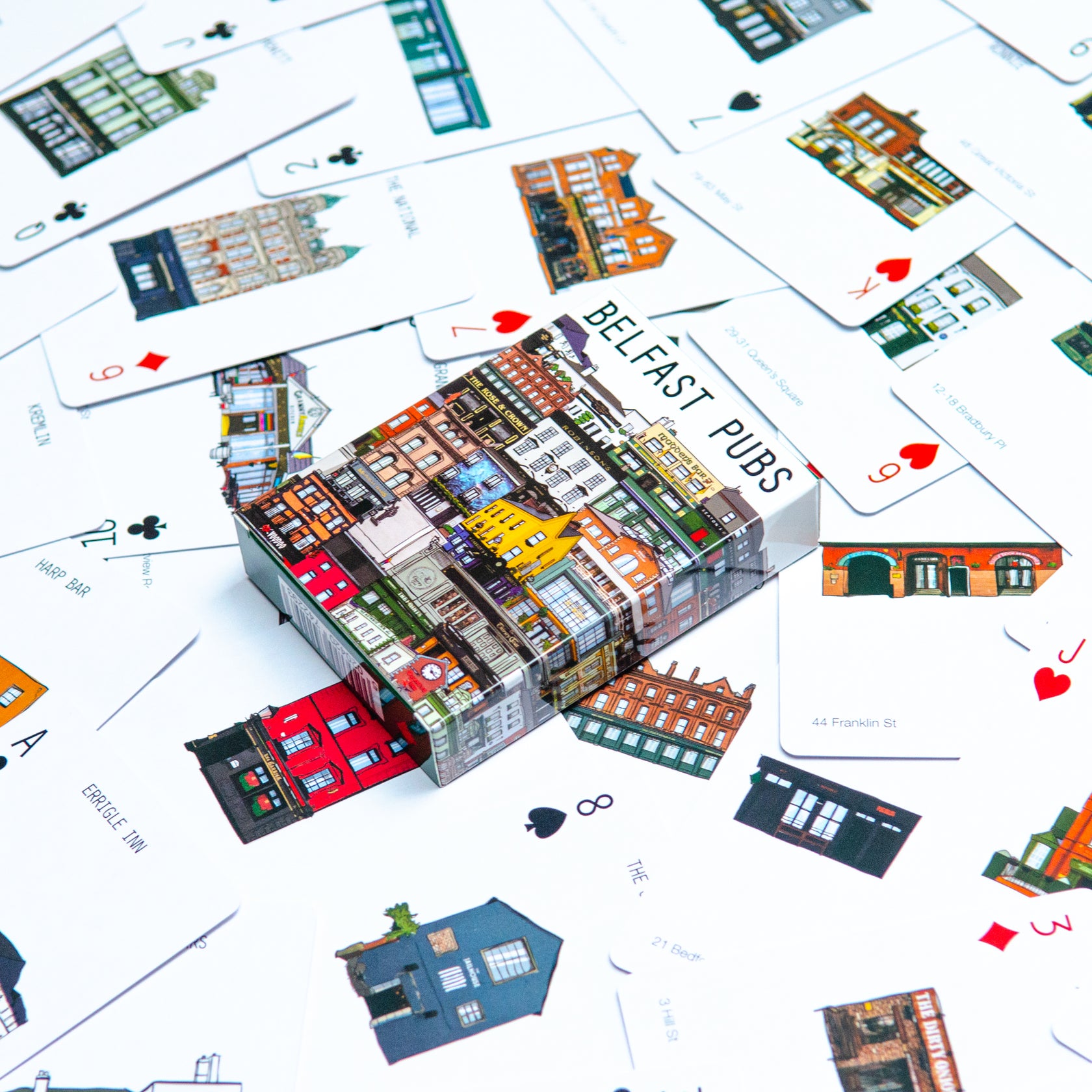 Belfast Pubs Playing Cards | Hand Illustrated – Cowfield Design
