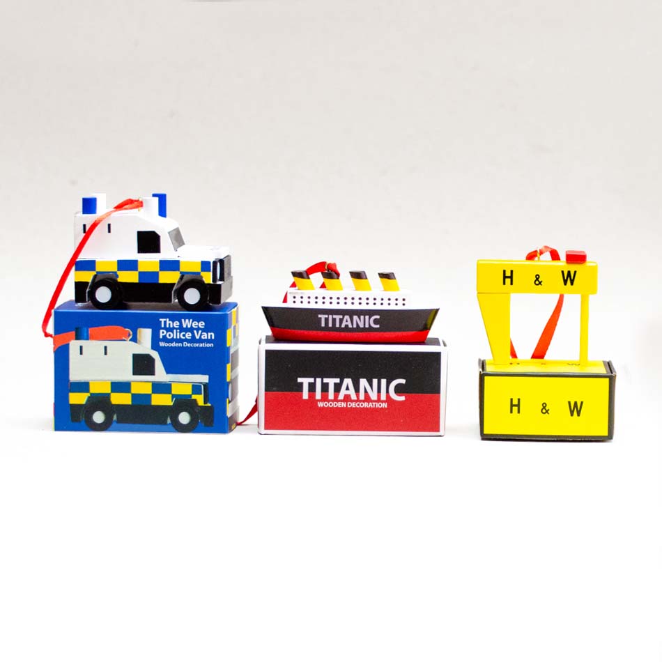 Belfast Bundle 2 | Wee H&W Crane, Wee Police Van & Mini Titanic ...