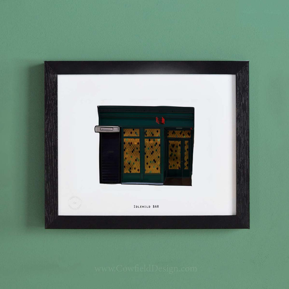 Custom Pub Print | Irish Pub Print | Anniversary Gift – Cowfield Design