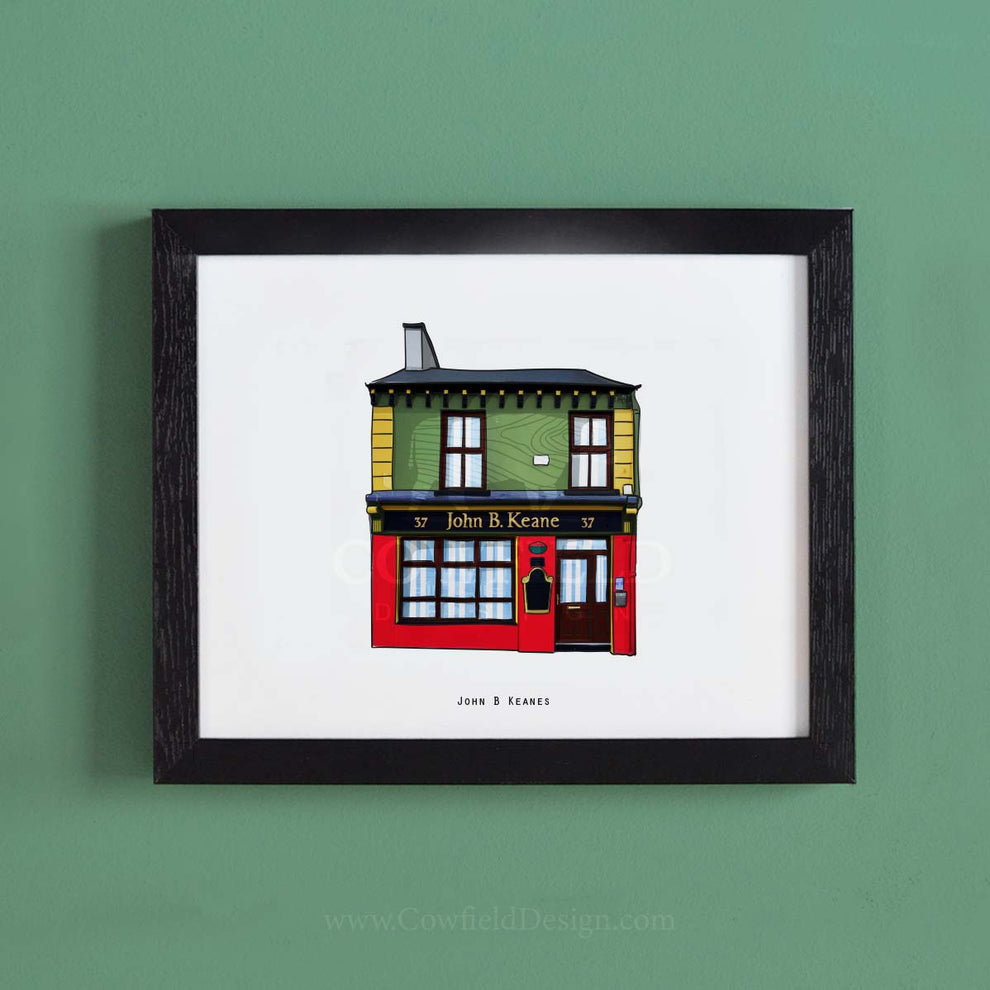 Irish Pub Illustrations | Pub Prints | Cowfield Design