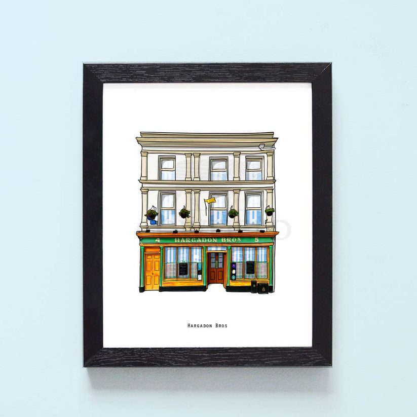 Irish Pub Illustrations | Pub Prints | Cowfield Design